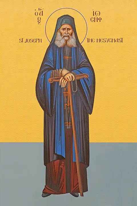 Icon of Saint Joseph the Hesychast – S51 – Saint Paul's Icons