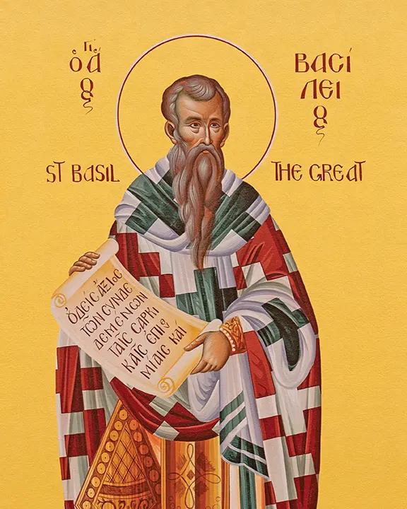 Icon of St. Basil the Great – S207 – Saint Paul's Icons