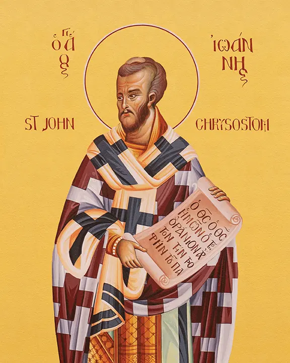 Icon of St. John Chrysostom – S194 – Saint Paul's Icons