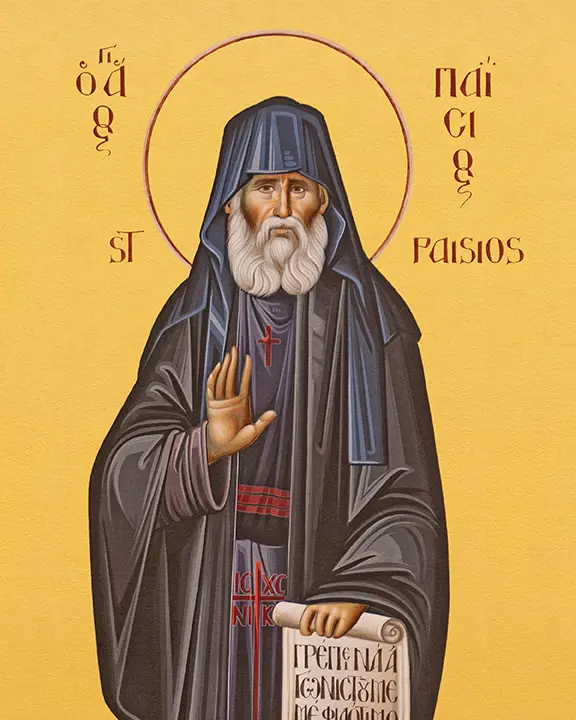 Icon of St. Paisios the Athonite – S189 – Saint Paul's Icons