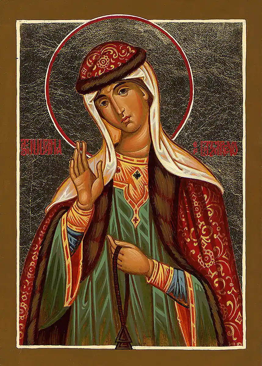 Icon of St Juliana of Lazarevo (Drozdowski) – S473 – Saint Paul's Icons